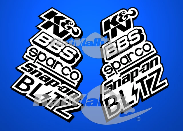 RACE TUNING SPONSOR Stack - Decals Stickers Graphics $37.02 - PicClick CA