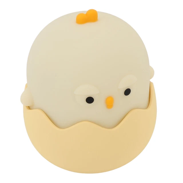 EGGSHELL CHICK NIGHT Light Cute 7 Color Dimmable Warm Light RGB LED ...