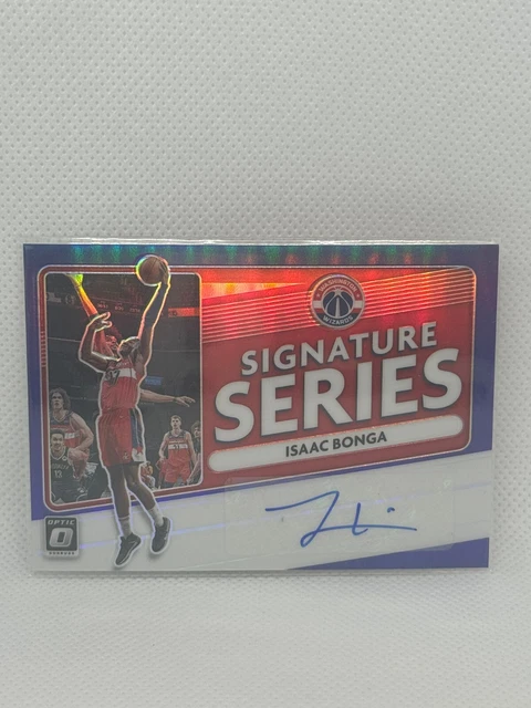 2020-21 PANINI DONRUSS Optique Basketball Signature Series Isaac Bonga ...
