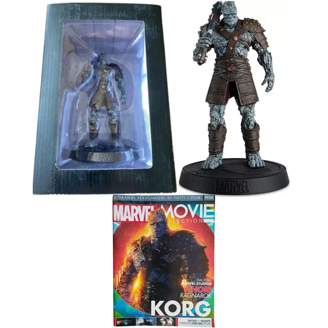 SUPER HÉROS DES Films Marvel Korg 10 Figurines de Collection Eaglemoss ...