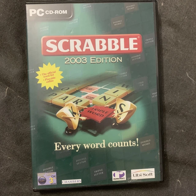 SCRABBLE 2003 EDITION Pc Game (b40/62)ukimport Free Postage $40.00 - PicClick AU