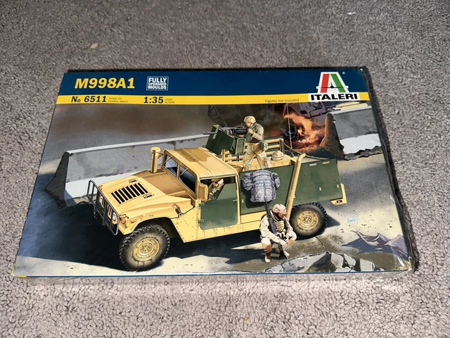 ITALERI, 1:35 SCALE, M998A1 HMMWV-Humvee, USMC, Display Model Kit #6511 ...
