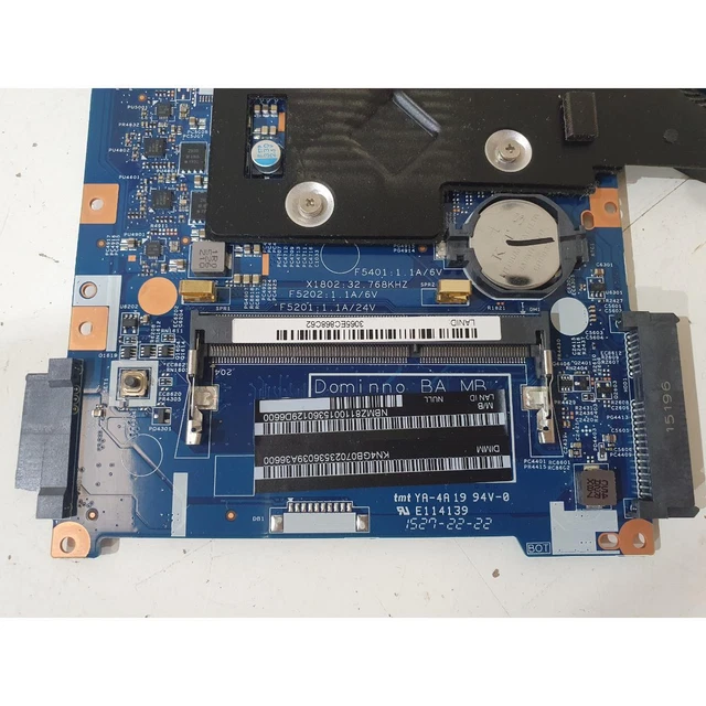 E114139 LAPTOP MOTHERBOARD Blue USB LAN Port SDRAM DDR3 for Acer Aspire ...