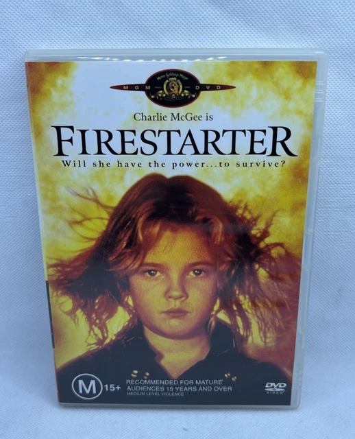 FIRESTARTER (DVD 1984) Horror Stephen King Drew Barrymore Region 4 Free ...