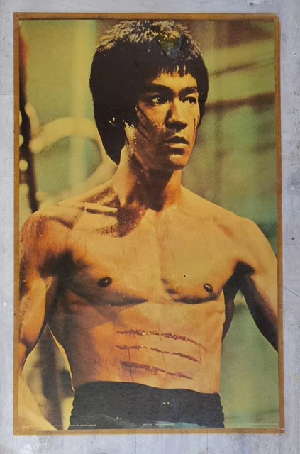 AFFICHE POSTER BRUCE LEE Originale retro vintage 1974 70's EUR 190,00 ...