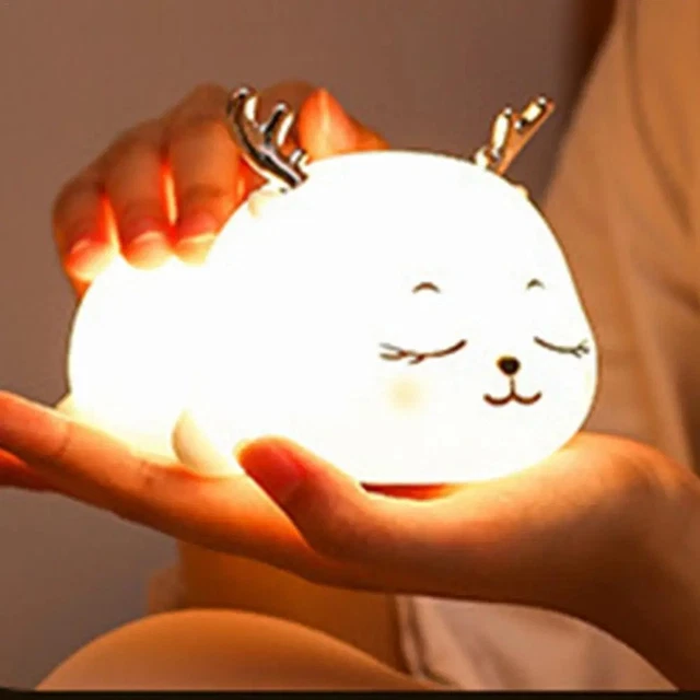 ANIMAL NIGHT LIGHT Cute Night Light Deer Lamp Floor Lamp Night ...