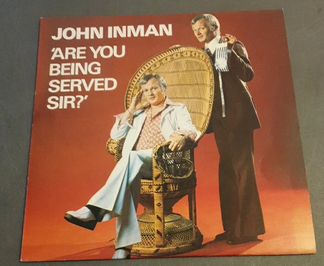 JOHN INMAN “ARE You Being Served Sir?” - 1975 - Vinyl LP Album - DJLPS ...