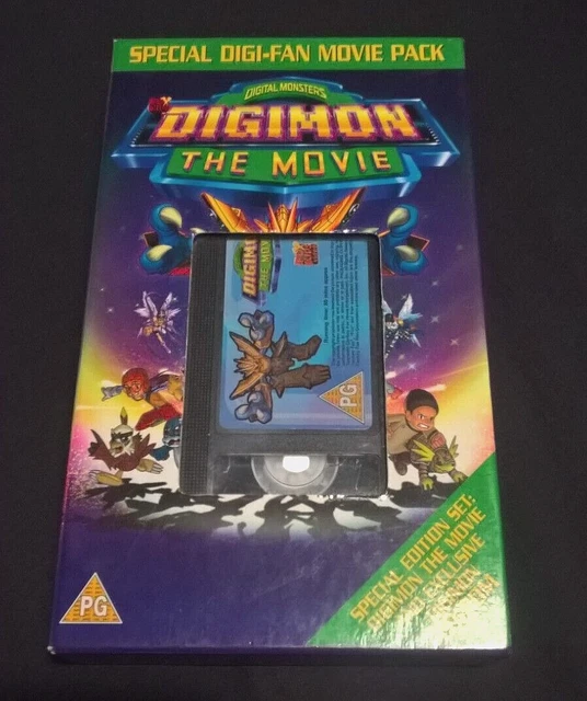DIGIMON THE MOVIE VHS Video Tape 2001 Fox kids Anime Animation No CD ...