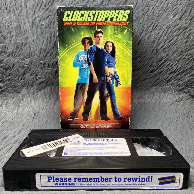 CLOCKSTOPPERS VHS TAPE 2002 Paramount Pictures & Nickelodeon Movies ...