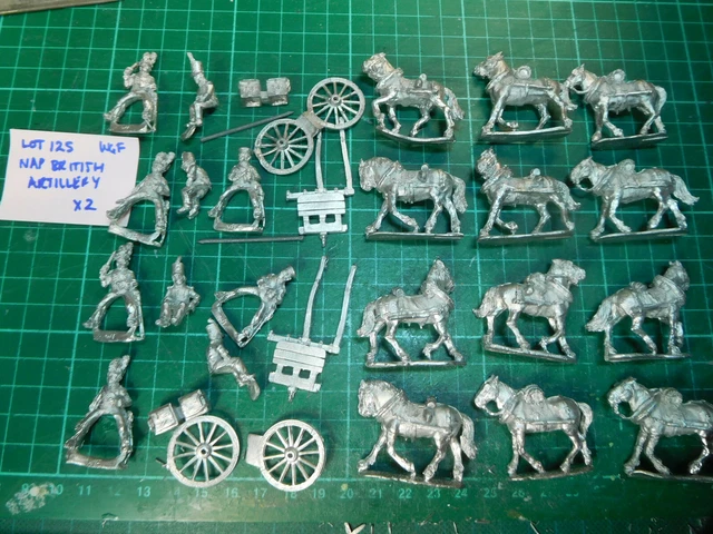 WARGAMES FOUNDRY 25 - 28mm Napoleonic British Horse Artillery limbers ...