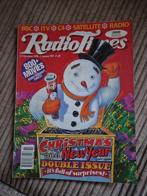 RADIO TIMES XMAS 1996 - New Years 1997 TV Christmas BBC Double Issue £ ...