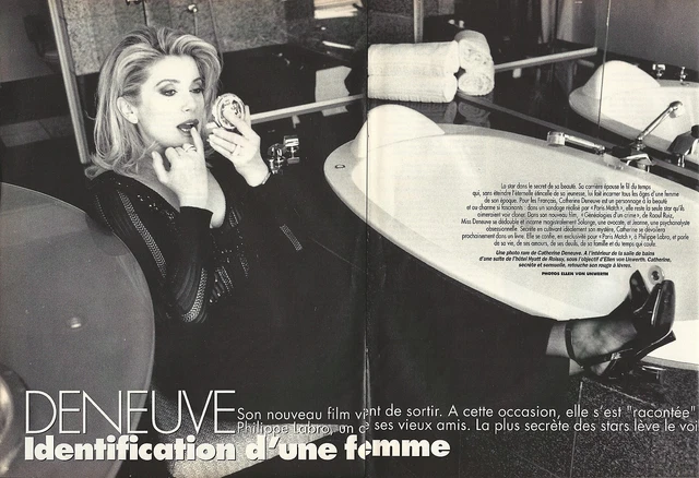 COUPURE DE PRESSE CLIPPING 1996 FRANCOISE DORLEAC & CATHERINE DENEUVE (4 pages) EUR 5,00 ...