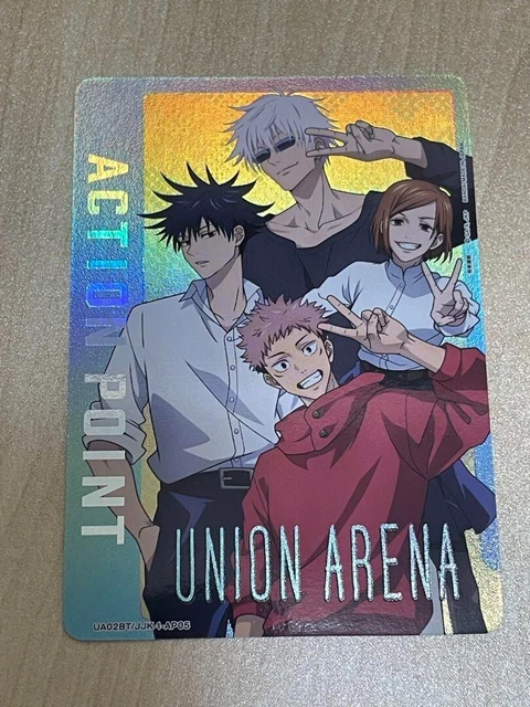 CARTE UNION ARENA Jujutsu Kaisen Gojo Fushiguro point d'action UA02BT/JJK-1-AP05 EUR 62,00 ...