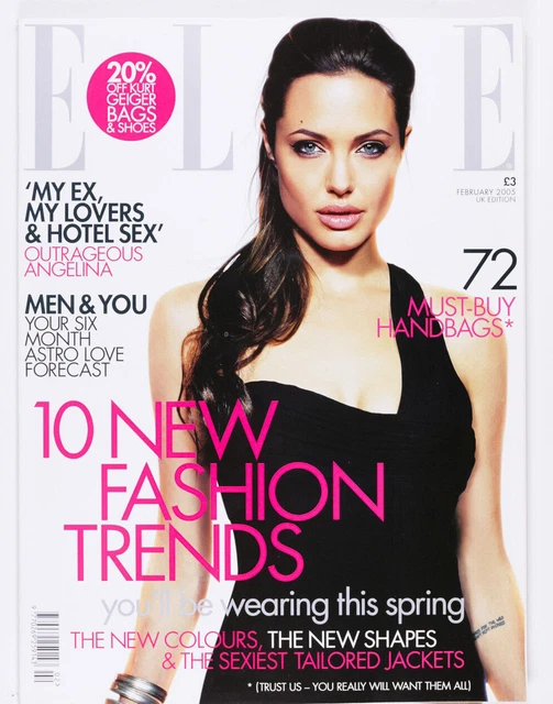 ANGELINA JOLIE JAMES PUREFOY ASHLEE SIMPSON JOHNNIE SAPONG Elle fashion ...