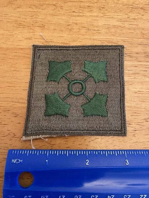 LARGE WWII ERA US Army 4th Infantry Division Patch EUR 22,45 - PicClick IT