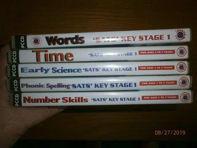 FULL MARKS EDUCATIONAL software for sats Key Stage 1Time,Words,Spelling ...