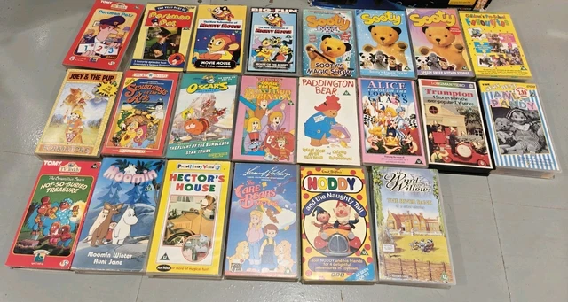22 VINTAGE VHS Childrens Classic Cartoon Collection Bundle. Good ...