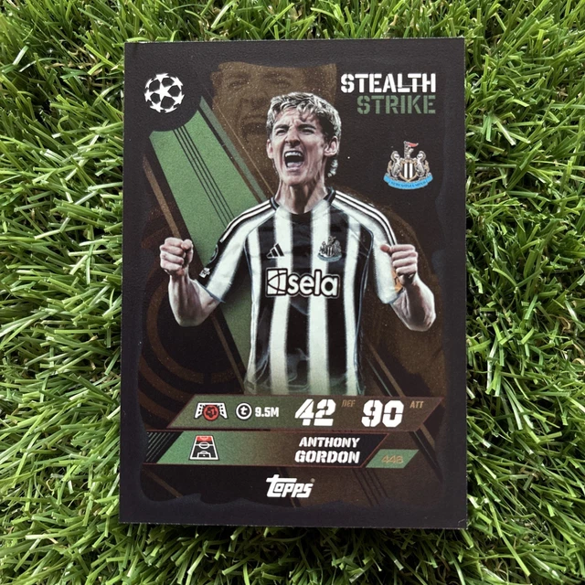 TOPPS MATCH ATTAX 25/26 Anthony Gordon Stealth Strike 446 Newcastle £1. ...