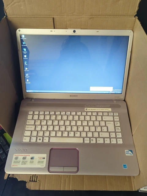 RETRO WINDIWS XP Sony Vaio Laptop | Rare Model WORKS PERFECT GOOD ...