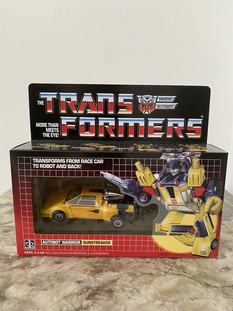 TRANSFORMERS G1 AUTOBOT Sunstreaker Ko / Reissue 2020´S Neuf En Boite ...