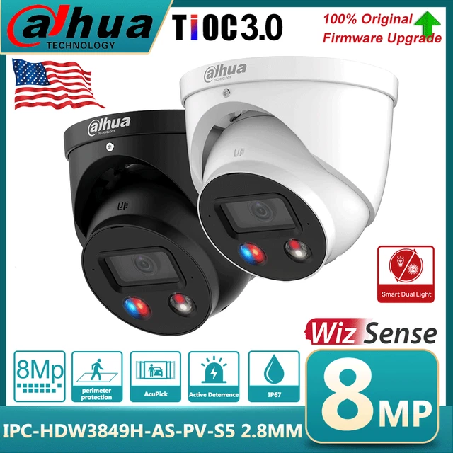 DAHUA 8MP 4K IPC-HDW3849H-AS-PV Full-color Active Deterrence WizSense ...