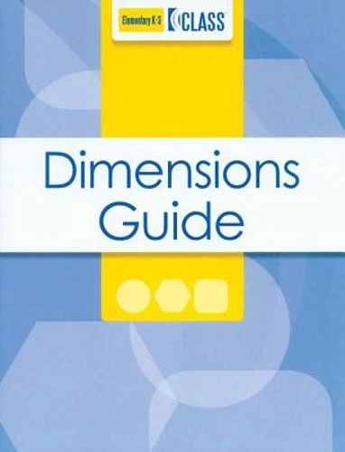 CLASSROOM ASSESSMENT SCORING System (Class ) Dimensions Guide, K-3: New ...
