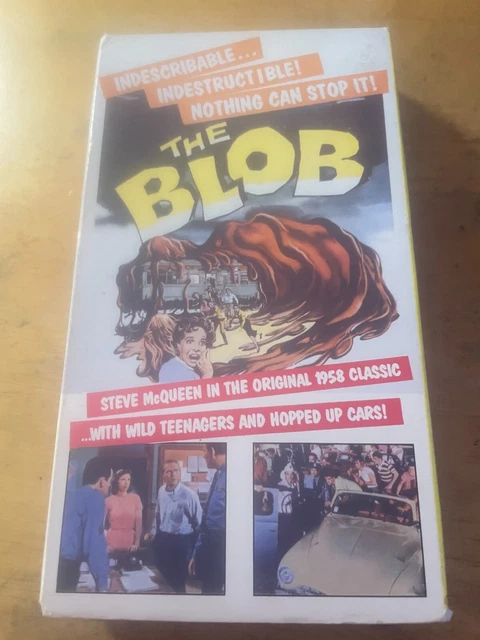 THE BLOB VHS Video Tape Used Movie Steve McQueen Horror £9.29 - PicClick UK