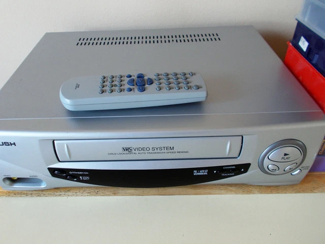 BUSH VCR AND Remote Control - Plus Disney Video's £45.99 - PicClick UK