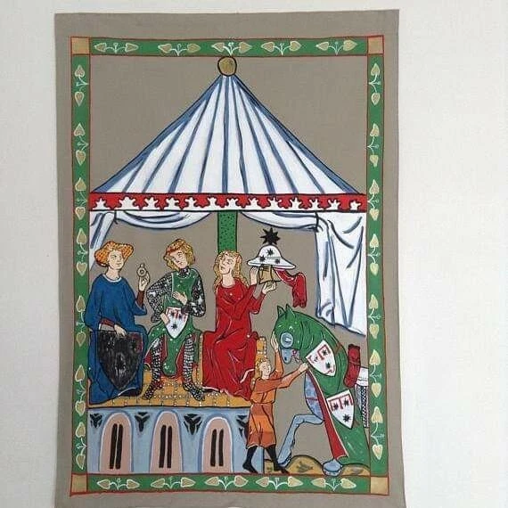 &LE CODEX MANESSE, avec une doublure intégrale, dans un style médiéval ...