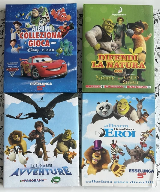 COLLECTIONS CARDS ALBUMS Disney DreamWorks Shrek Madagascar Cars Toy ...