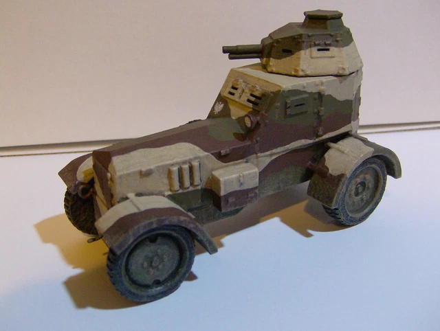 PRO DETAILED WW2 Polish Armoured Car Wz.34 1939 Painted 3D Printed 1/30 ...