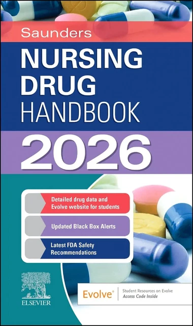 SAUNDERS NURSING DRUG Handbook 2026 | Keith Hodgson (u. a.) | Englisch ...