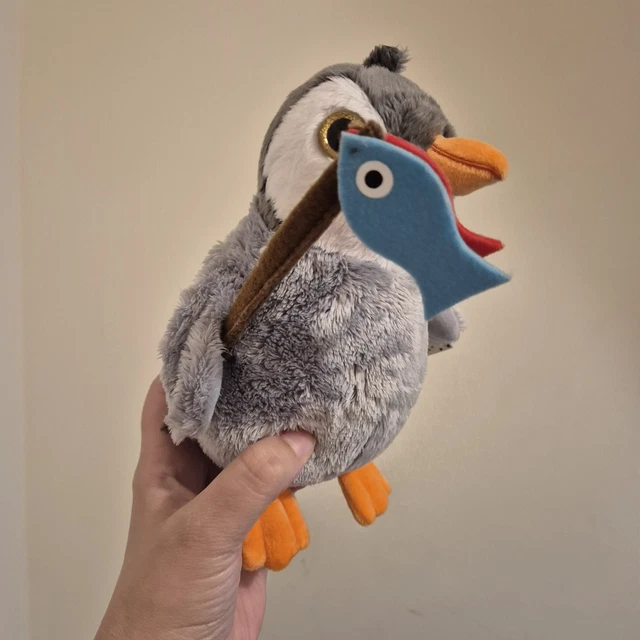 BRITISH GAS PERCY The Penguin With Fish And Rod Grey Soft Plush Toy 7 ...