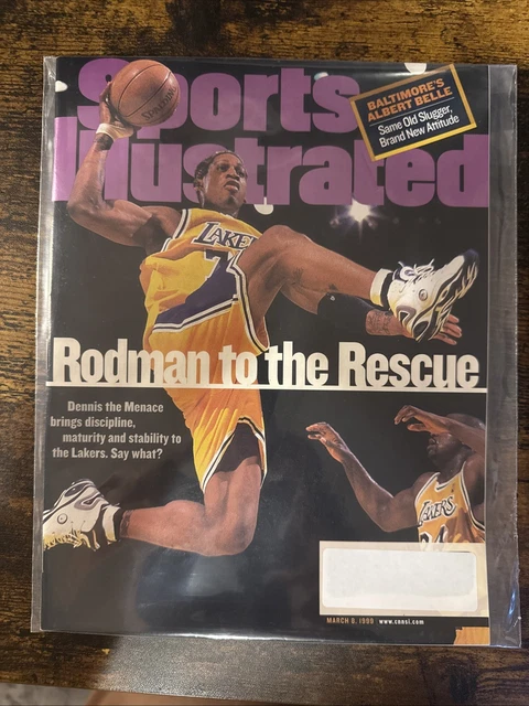 ***SPORTS ILLUSTRATED: MAR 8, 1999-RODMAN TO THE RESCUE: LA Lakers ...