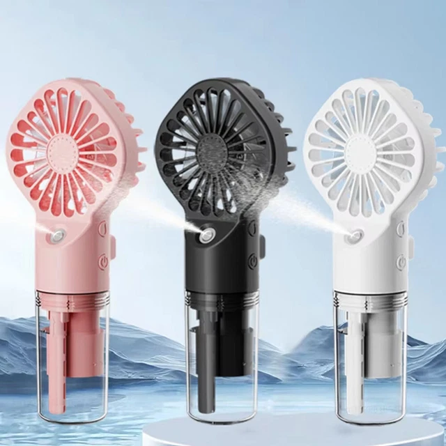 PORTABLE MINI MISTING Fan Outdoor Cooling Water Spray Fan 4 Speed ...