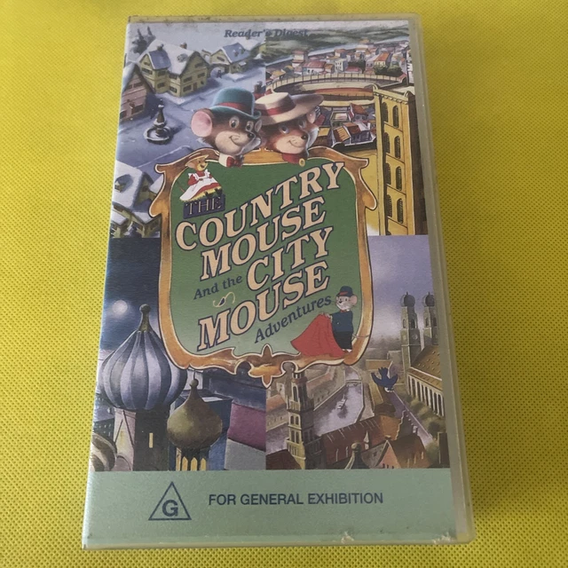 VHS TAPE, COUNTRY Mouse and the City Mouse Adventures, Children's G ...