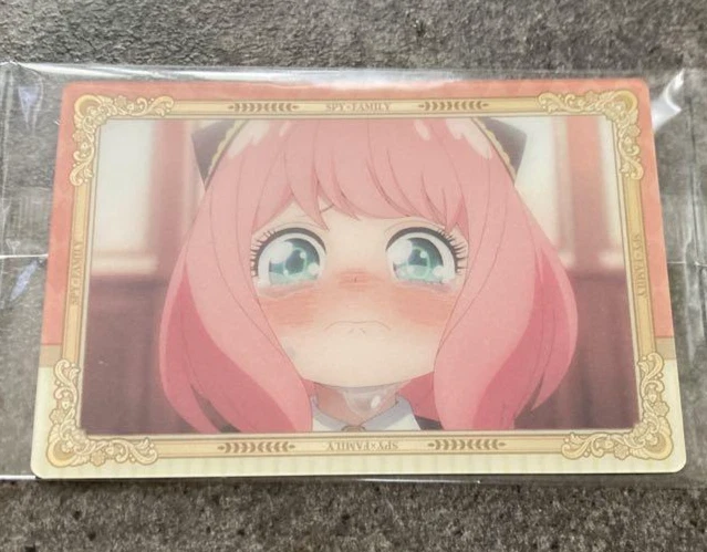 SPY X FAMILY Wafer card S022 Anya Forger BANDAI Japan Unopened Trading ...