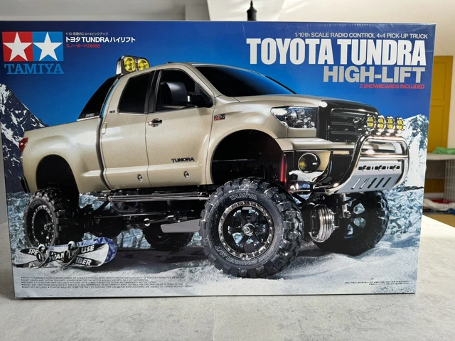 TAMIYA 1:10 TOYOTA Tundra High Lift 4x4 Radio Control Pick Up Truck ...