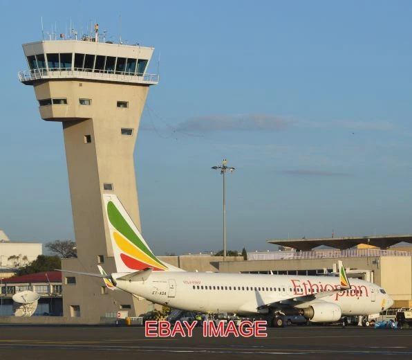 PHOTO AEROPLANE Boeing 737-8Ho(W) 'Et-Aoa' Ethiopian Airlines C/N 37936 ...