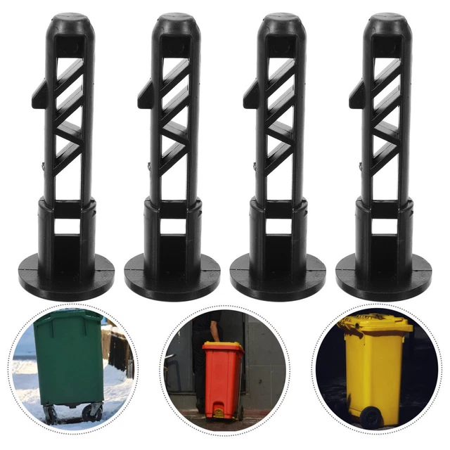 3 PCS TRASH Can Latch Supplies Lid Pin Replacement Wheelie Bin Pulley £ ...