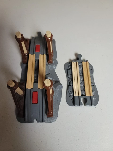 BRIO WOODEN RAILWAY #33030 Steam Engine Set Replacement Pieces Bridge ...