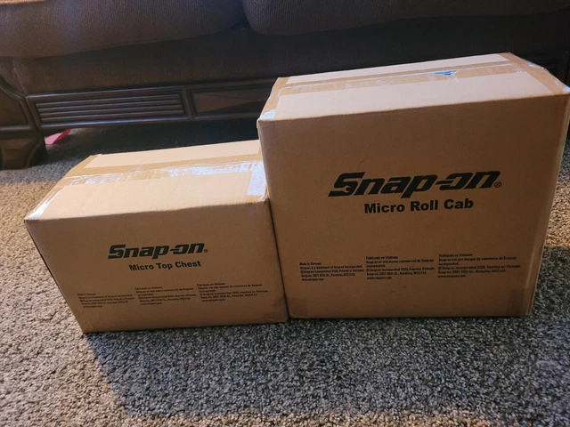 SNAP-ON - MICRO Roll Cab BOTTOM & TOP chest "SET" Mini Tool Box Pink ...