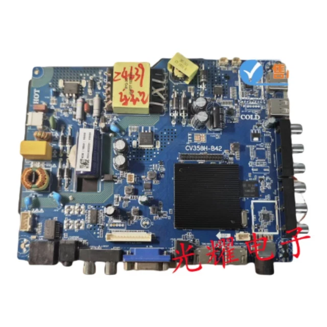 LETV D43PFCIN LCD TV Main Board CV358H-B42 Screen PT430CT02 Motherboard ...