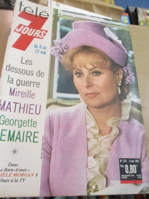MAGAZINE TELE 7 jours 372 1967 michele morgan EUR 10,00 - PicClick FR