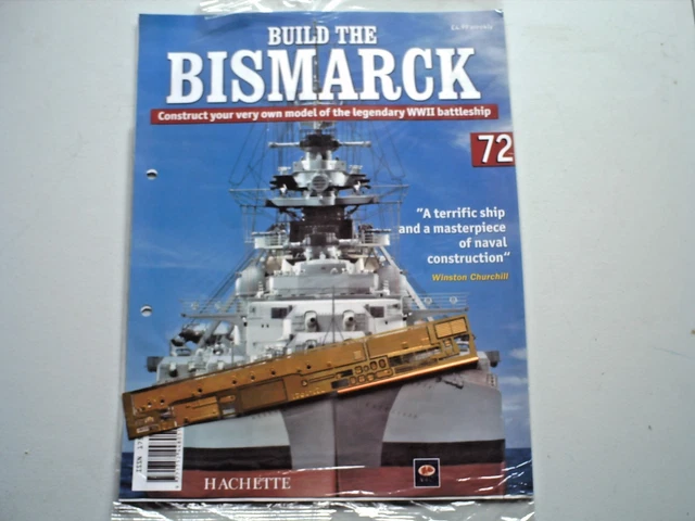 HACHETTE BUILD THE Bismarck Issue 72 Part & Insructions £4.36 - PicClick UK
