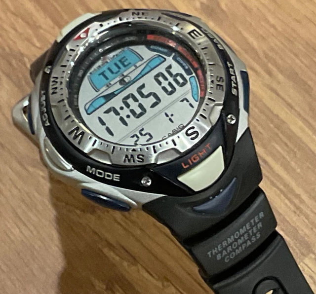 CASIO SEA PATHFINDER Triple Sensor 10bar 2273 SPF40 Watch, c/w 4 new ...