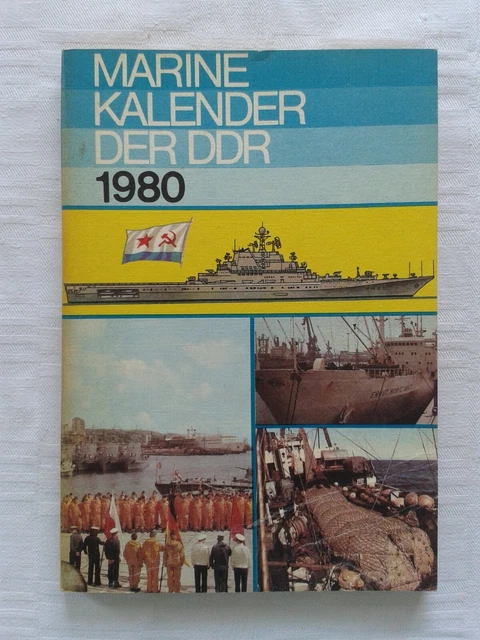 MARINE KALENDER DER DDR 1980, Militärtechnik, NVA/Marine, Schiffe ...