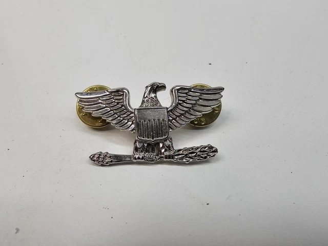AIR FORCE RANK Insignia Colonel USAF Military Hero Lapel Hat Jacket Pin ...
