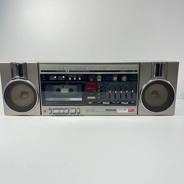 NATIONAL RX-C46 BOOMBOX Detachable Speakers Radio Cassette 1980s Vintage Used £193.93 - PicClick UK