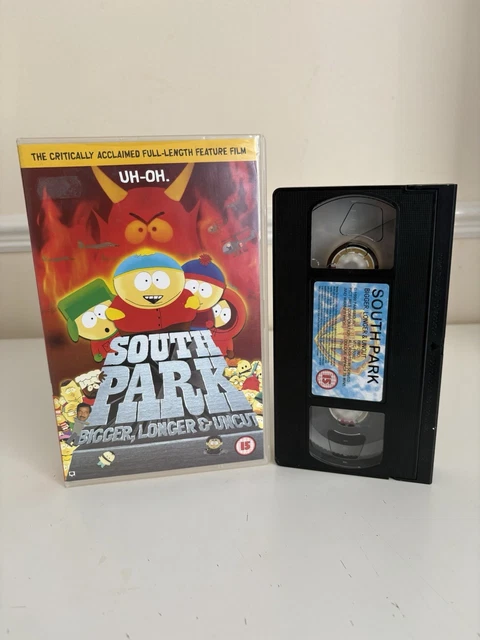 SOUTH PARK MOVIE Bigger Longer And Uncut Big Box Vhs Cassette Tape £9. ...